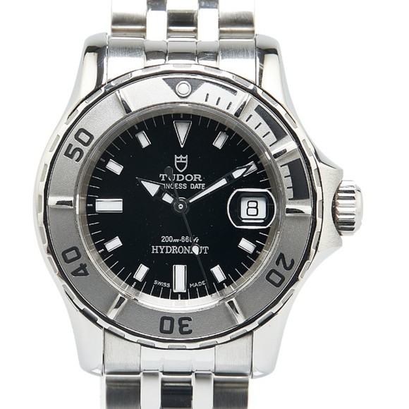 Tudor | Accessories | Tudor Hydronaut Watch 9990 Automatic Black Dial ...